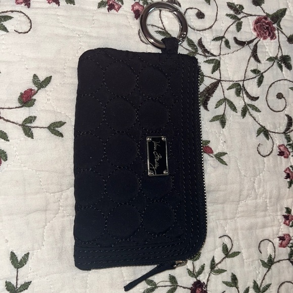 Vera Bradley | Bags | Black Vera Bradley Id Badge Card Wallet | Poshmark